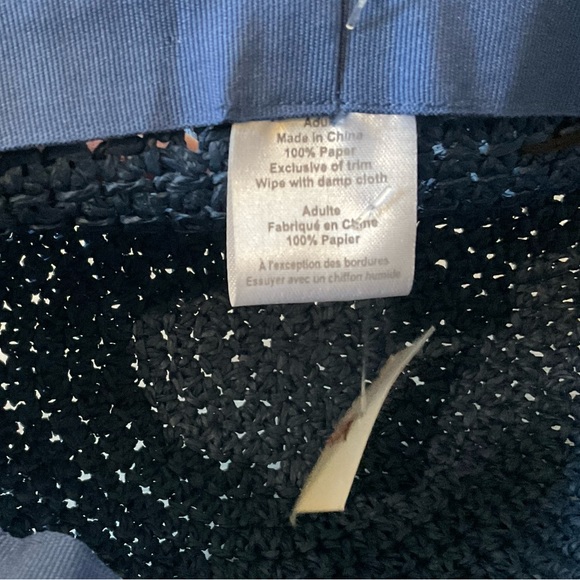 Turtle Fur | Accessories | Straw Wicker Blue Baseball Cap Hat With ...